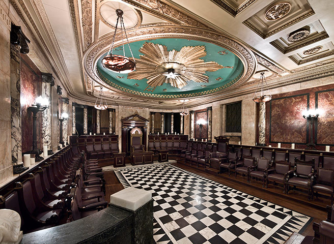 Watching Eyes Wide Shut in a masonic temple at Andaz Liverpool Street ...